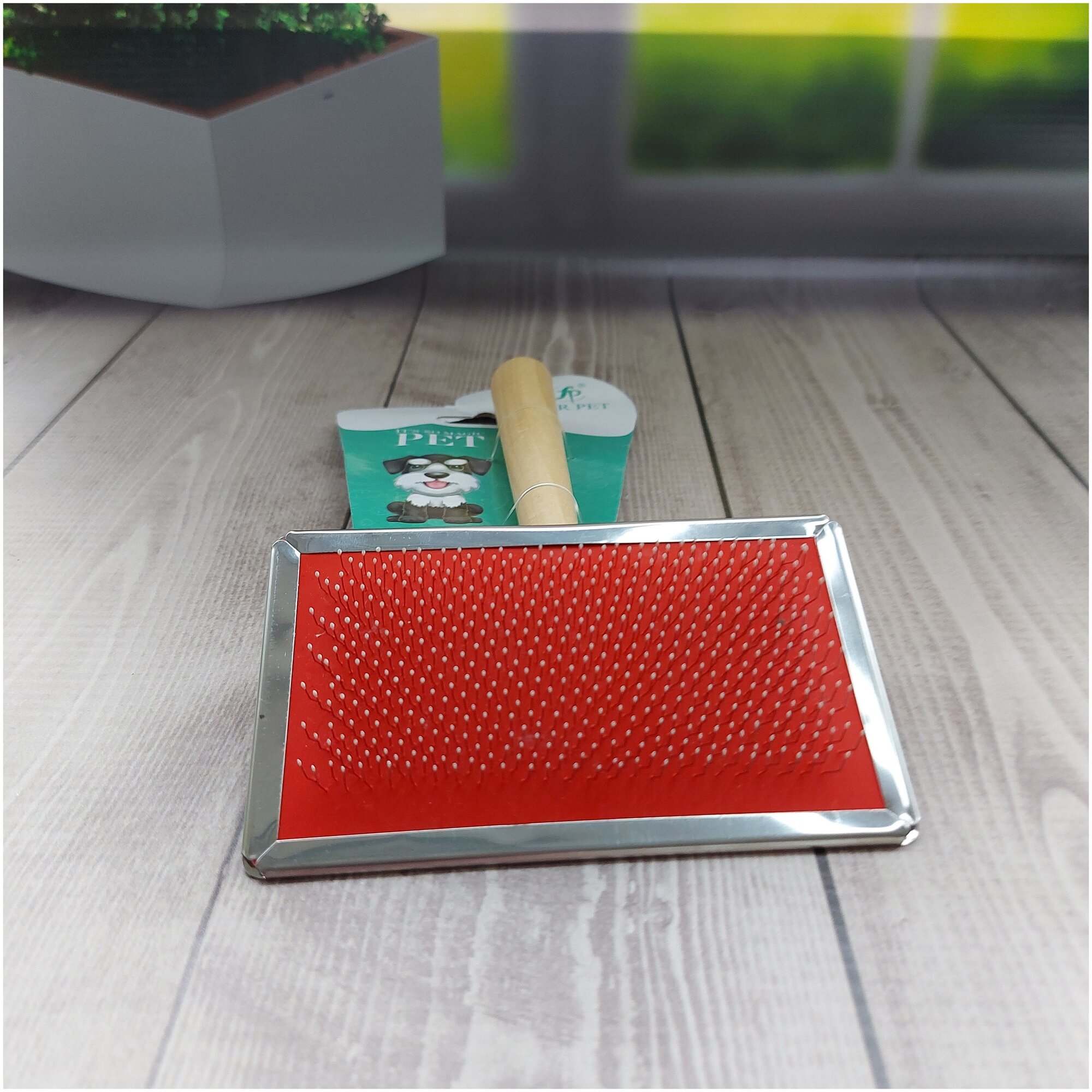 Расческа для кошек и собак, массажная щетка, пуходерка, пуходёрка, инструмент для груминга, для купания кошек и собак