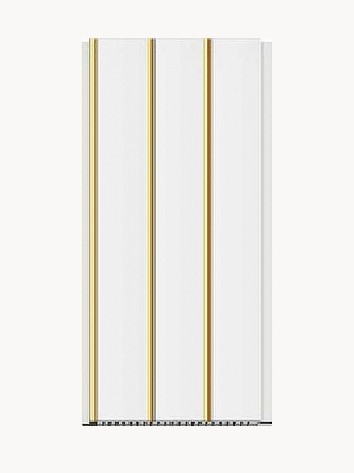 Панель ПВХ Stella Premium Gold Line лак 3-х секционные 3000х250х9