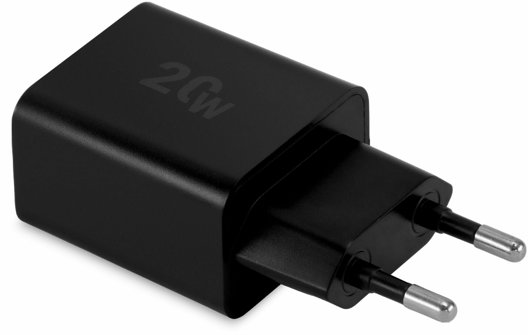 Сетевое зарядное устройство Digma DGW2D, USB-C + USB-A, 20Вт, 3A, черный [dgw2d0f110bk]