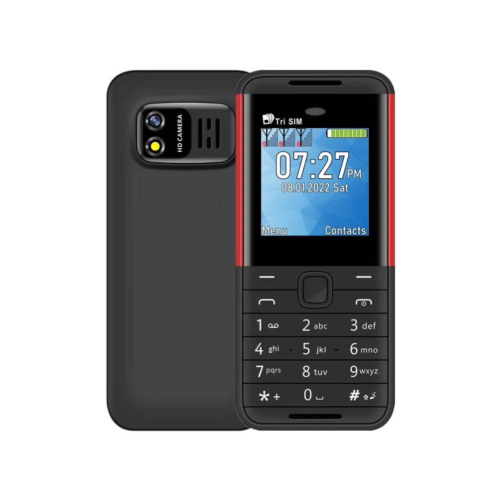 SERVO BM5310 3 SIM Card 3 Standby mini Mobile Phone Auto call recorder Bluetooth dial Speed dial Magic voice 1.3" Cellphone