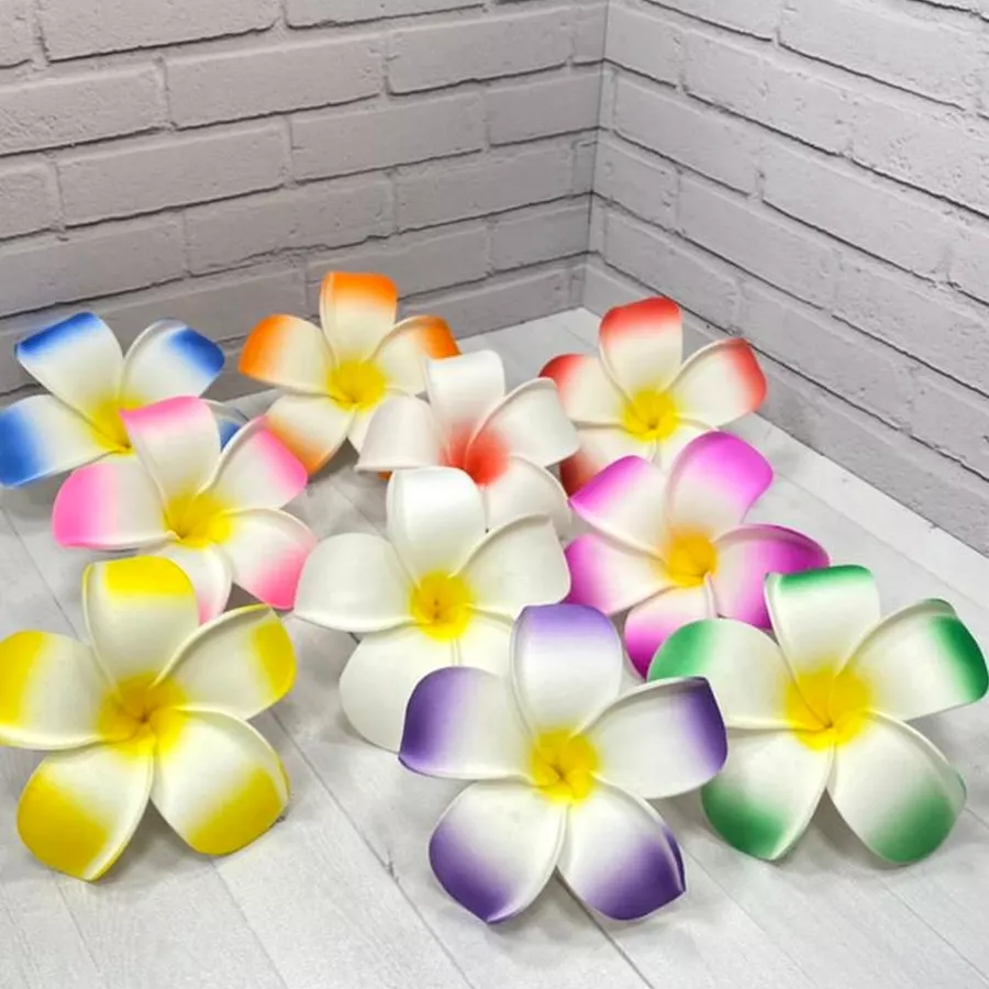 Набор заколок Гавайский цветок 5шт Ассорти