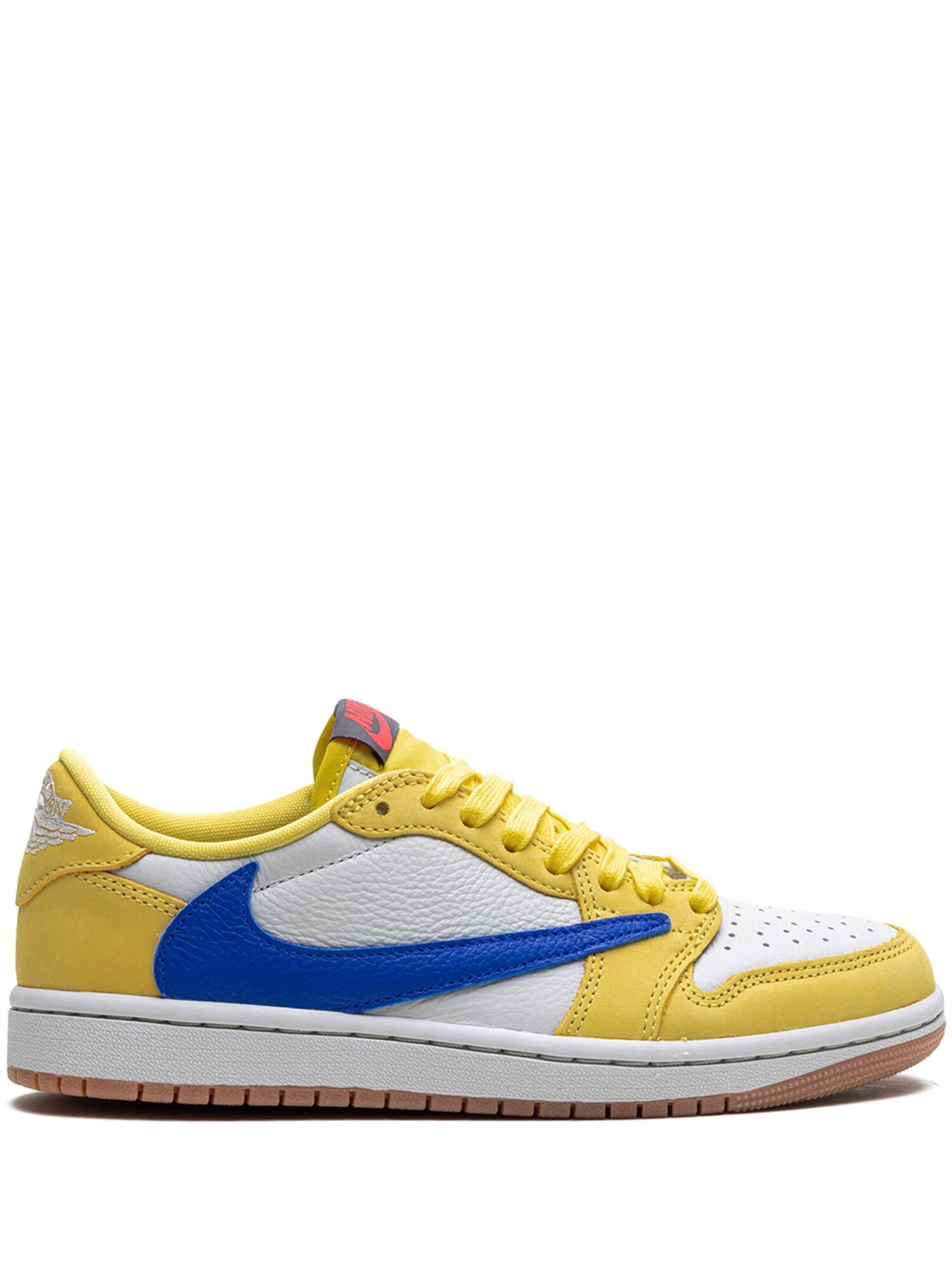Кроссовки Air Jordan 1 Retro Low Canary Travis Scott