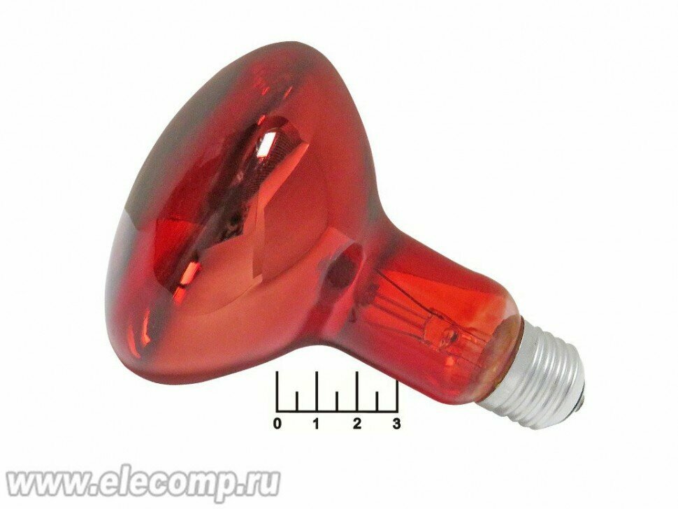 Лампа тепловая икзк 100W E27 для животных