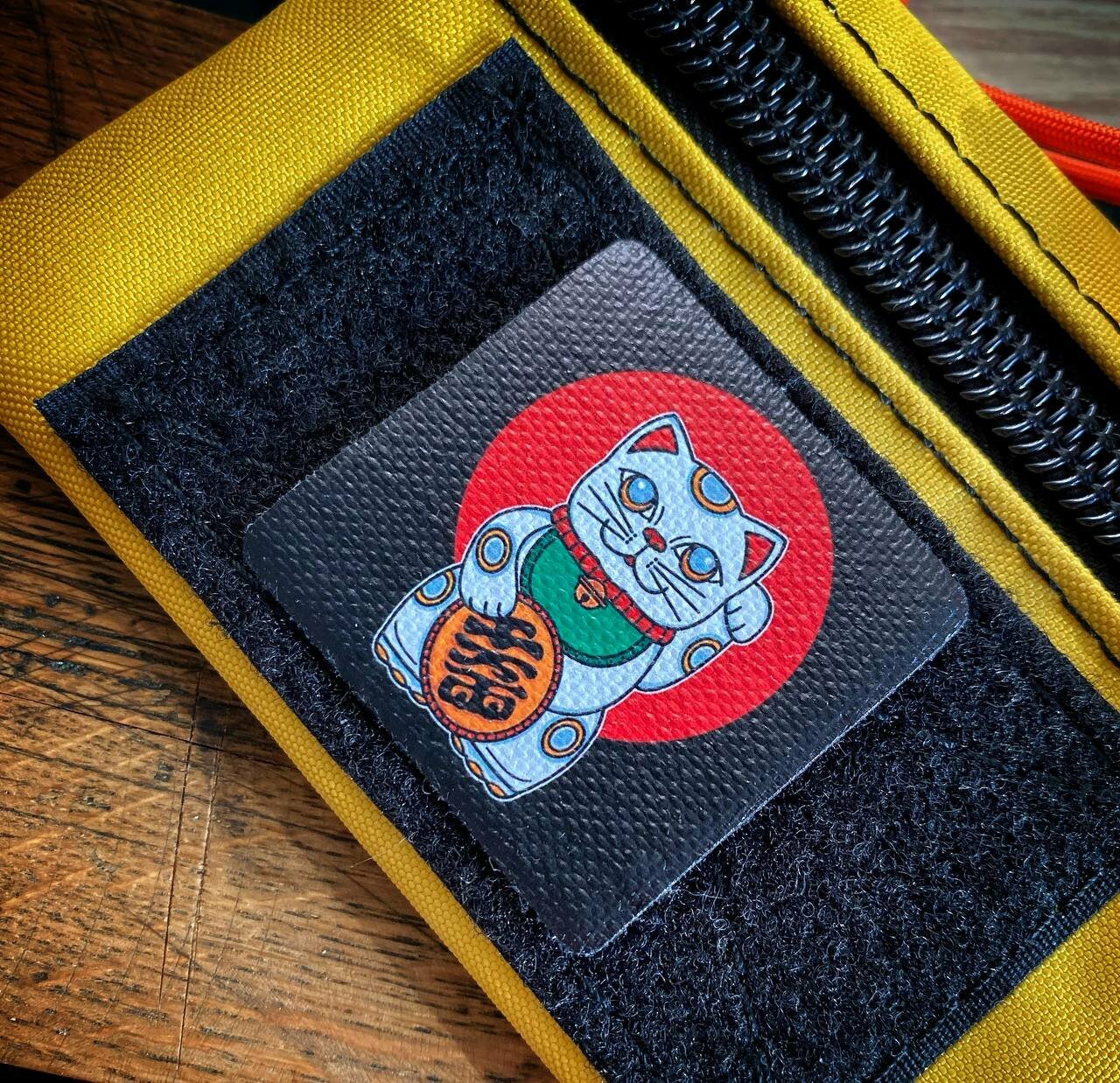 Шеврон на липучке « Японский кот»