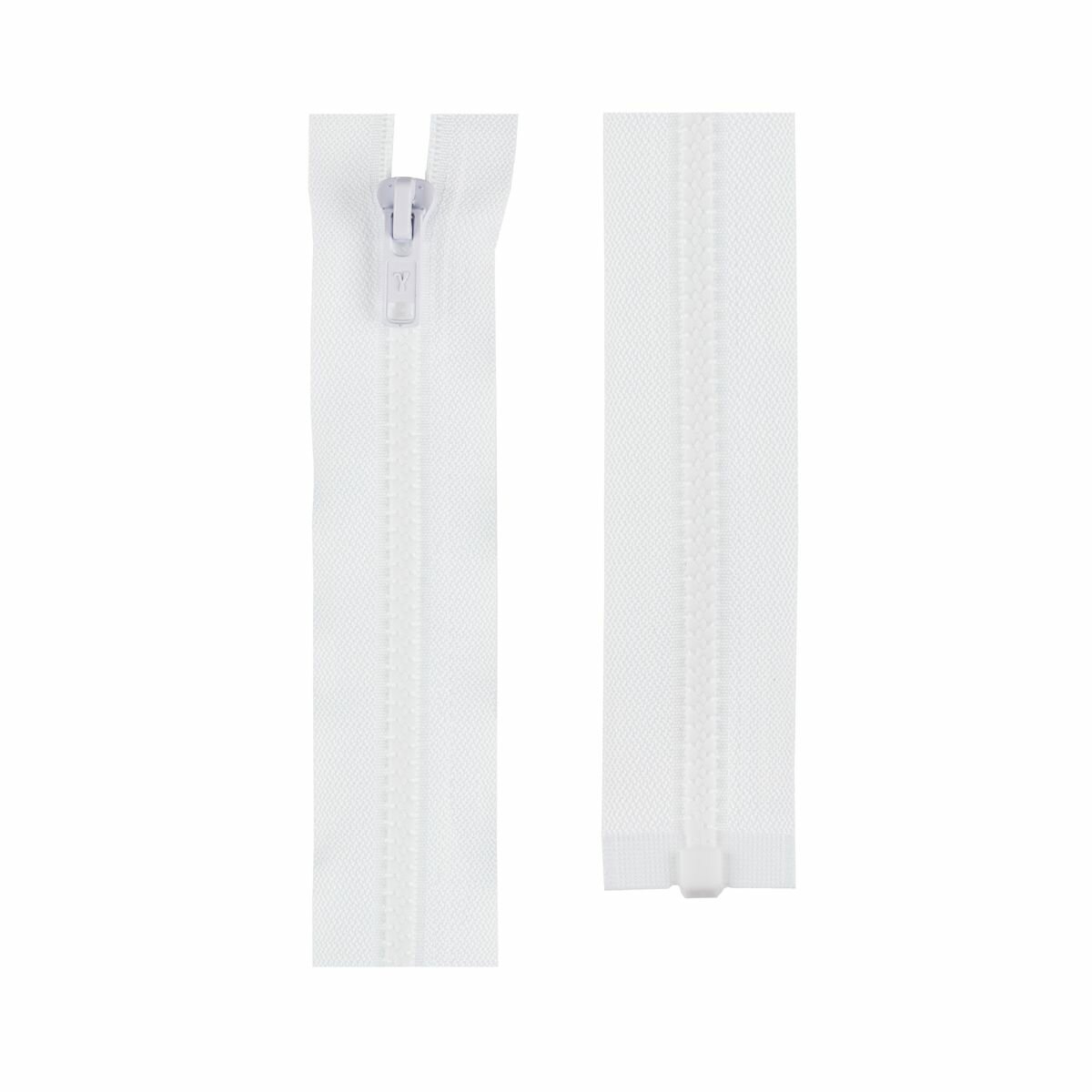 Молния трактор "GAMMA" G304 40 см Тип 4 10 шт. разъёмная №101 белый