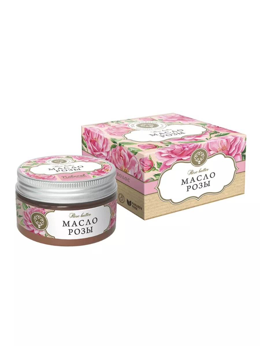 Натуральное масло Розы для тела и волом увлажняющее