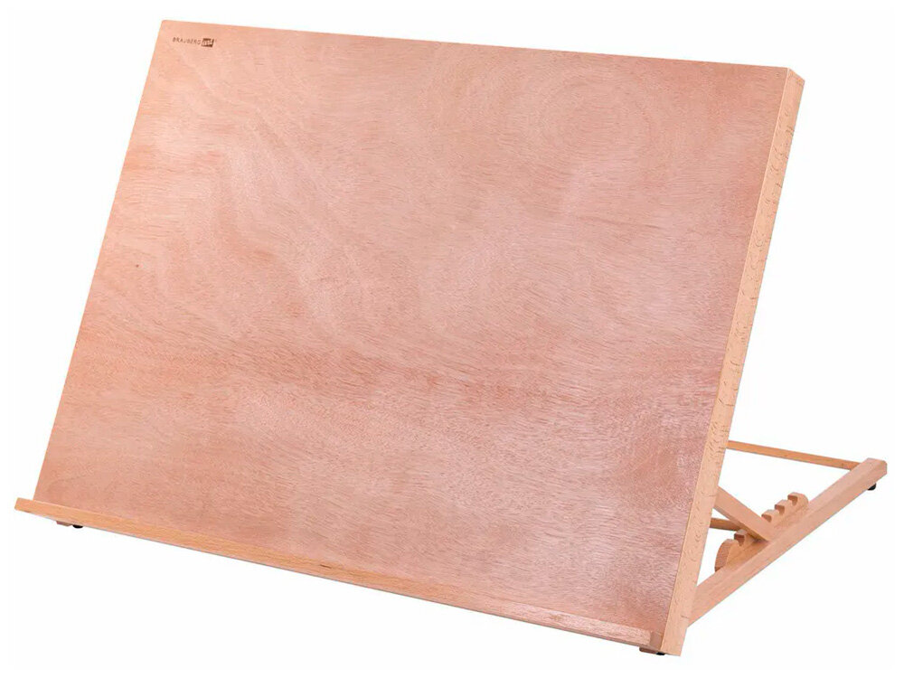 Мольберт настольный из бука Brauberg BRAUBERG ART CLASSIC, А2, 65х48х47 см, регулируемый угол наклона (192249)