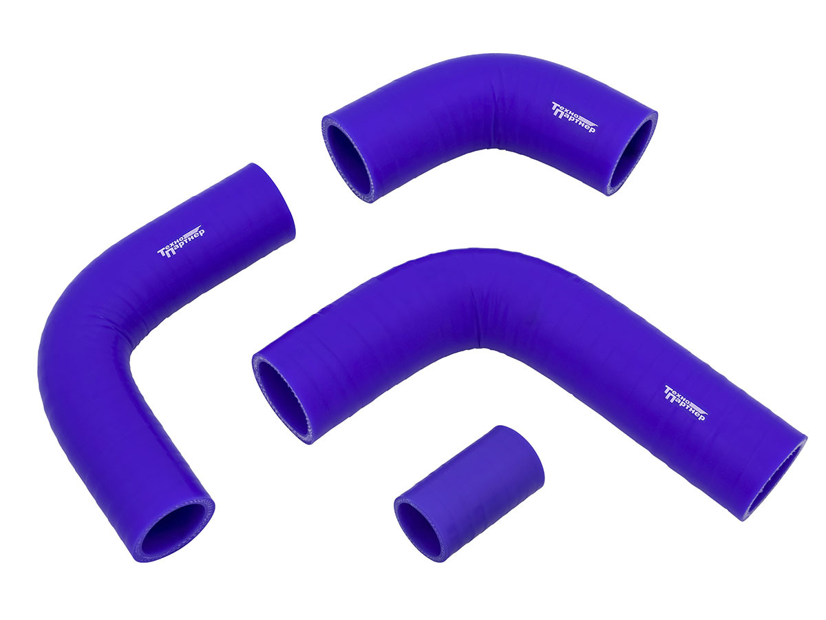 Патрубки радиатора УАЗ Хантер, дв. ЗМЗ-421, инжектор (5 шт) силикон армированный