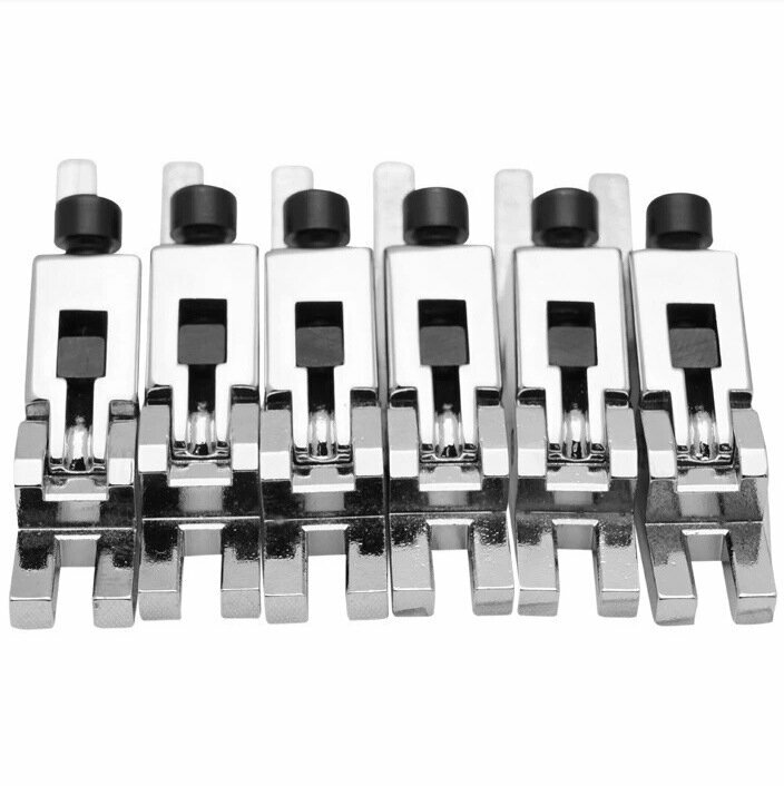 FRPBSSCP Original Floyd Rose Pro Bridge Saddles, набор седел для Low-pro Floyd Rose, 6 струн, хром