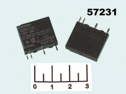 Реле =12V 5A/250V G6M-1A OMR