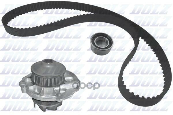 Комплект ГРМ с водяным насосом S261 FIAT 500/Panda 0.8/1.1 91- Dolz арт. KD091