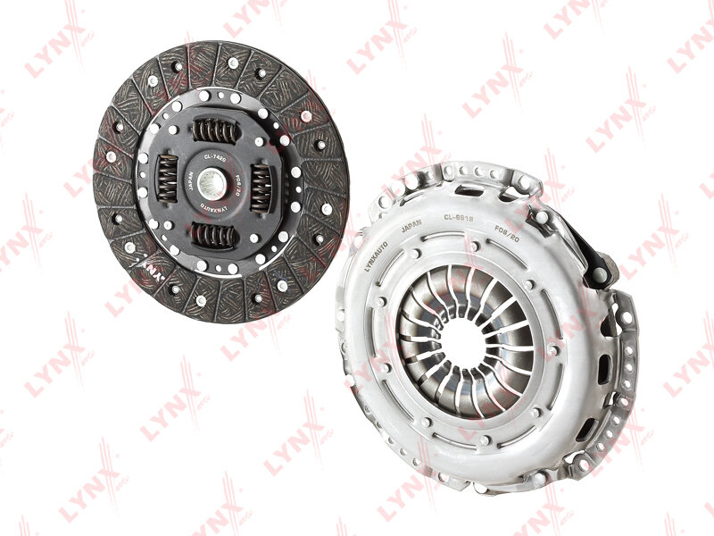 Комплект сцепления без выжимного (Ø 228 mm) LYNXauto CL-1351. Для: Ford, Форд, Focus(Фокус) III 1.6 10> / C-Max(С-Макс) II 1.6 10> / Mondeo(Мондео) IV