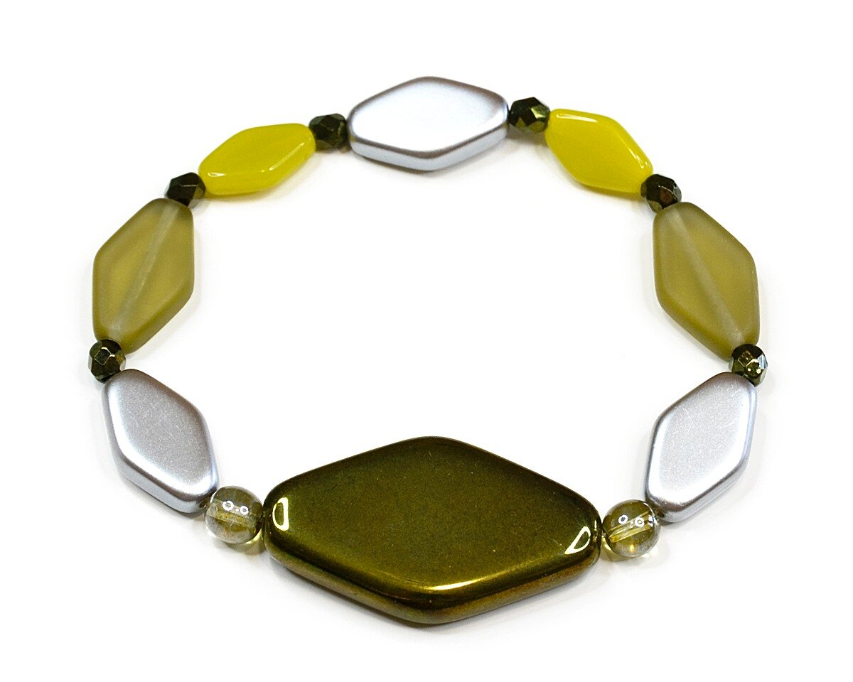 Браслет Bohemia Style, стекло, хрусталь, богемское стекло