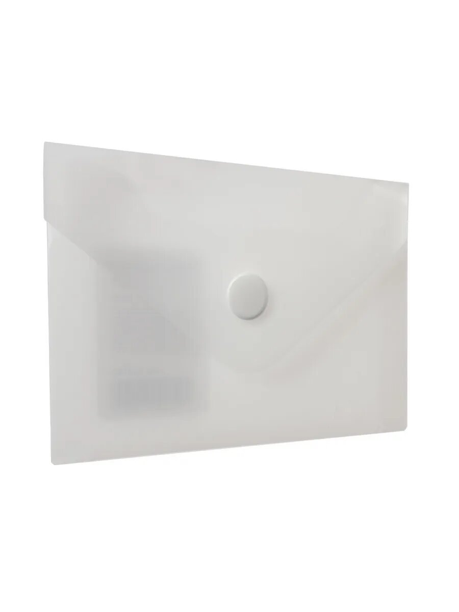 Папка-конверт А7 на кнопке матовая, 5 шт.