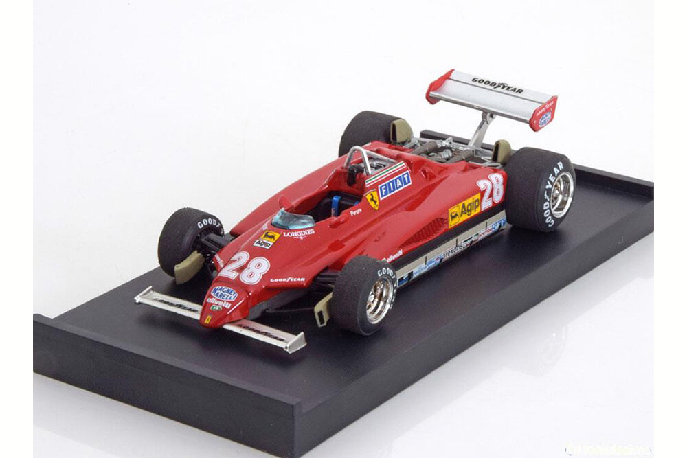 Модель коллекционная BRUMM Ferrari 126 C2 turbo gp san marino 1982 pironi