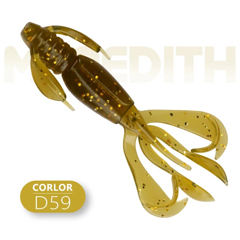 MEREDITH Crazy Flapper мягкая приманка для рыбалки 90mm 10pcs, D59