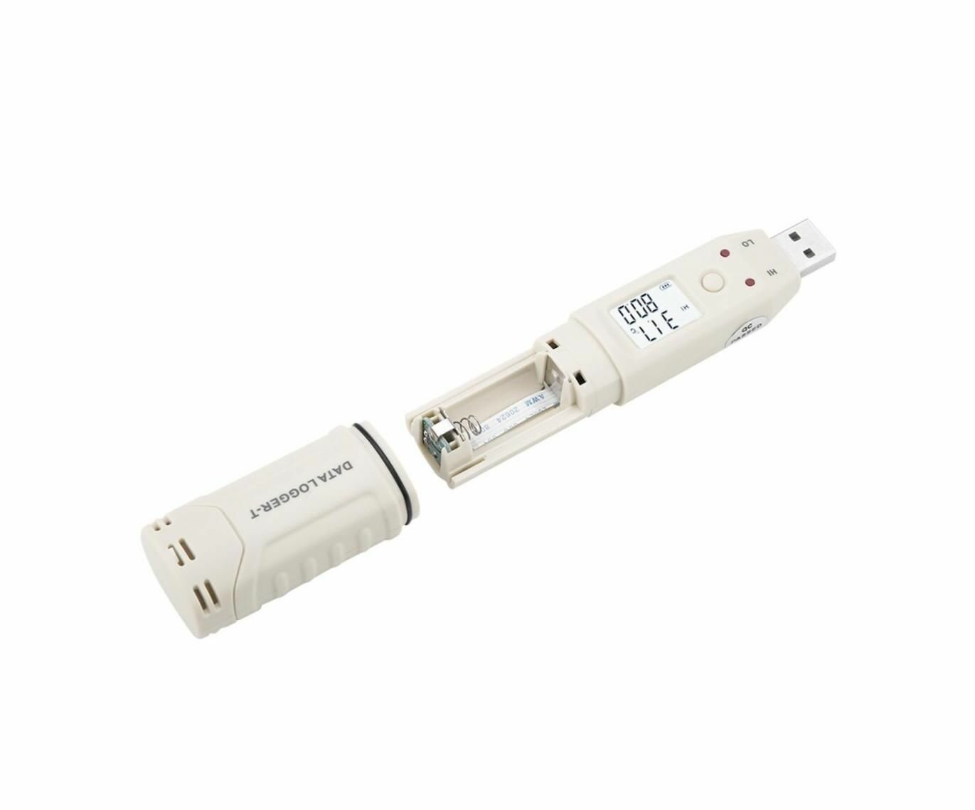 Логгер данных Hti-GM 13/66, с USB-подключением, диапазон измерений -30.+80°С — фото 1