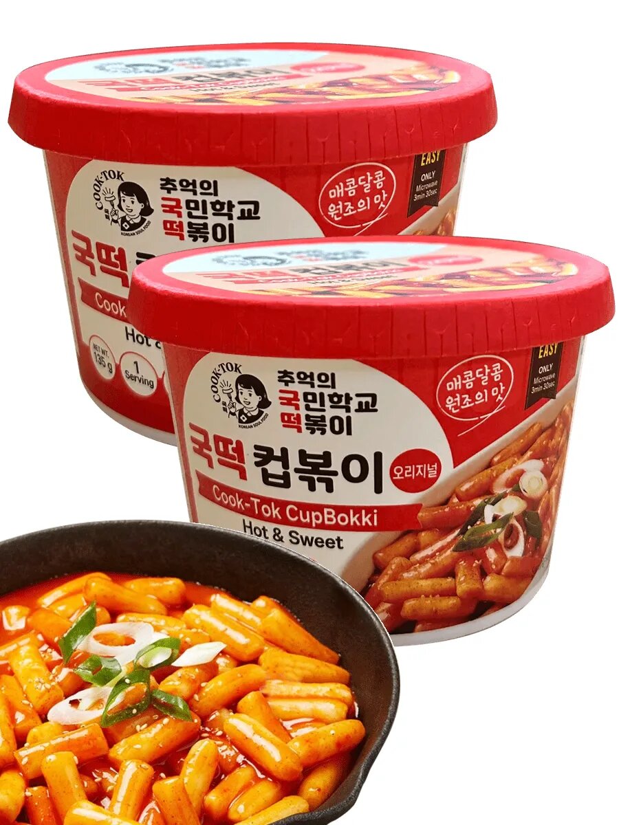 Токпокки в сладко-остром соусе CupBokki 135 г * 2 шт