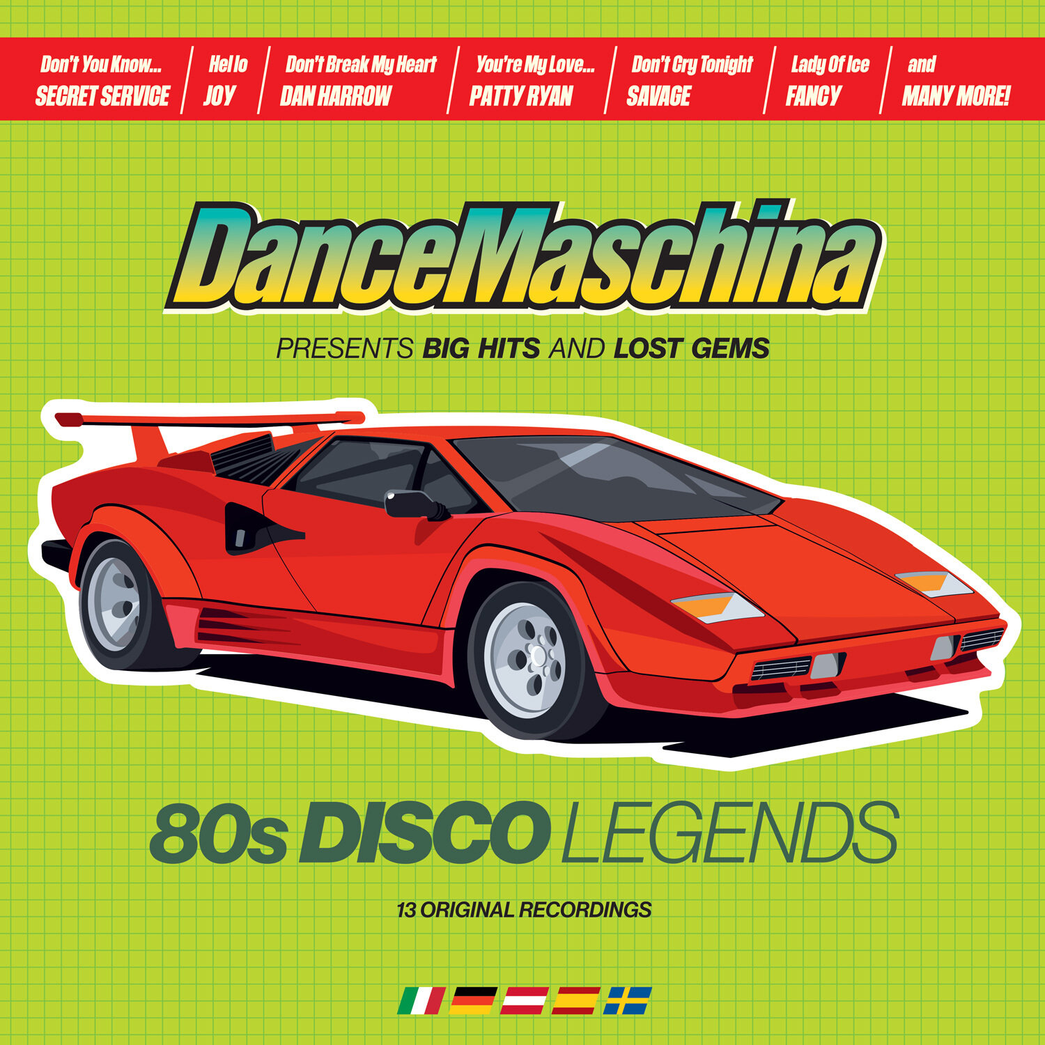 Виниловая пластинка: Various Artists — «DanceMaschina: 80s Disco Legends» (2025) [1LP 12" Black Vinyl]