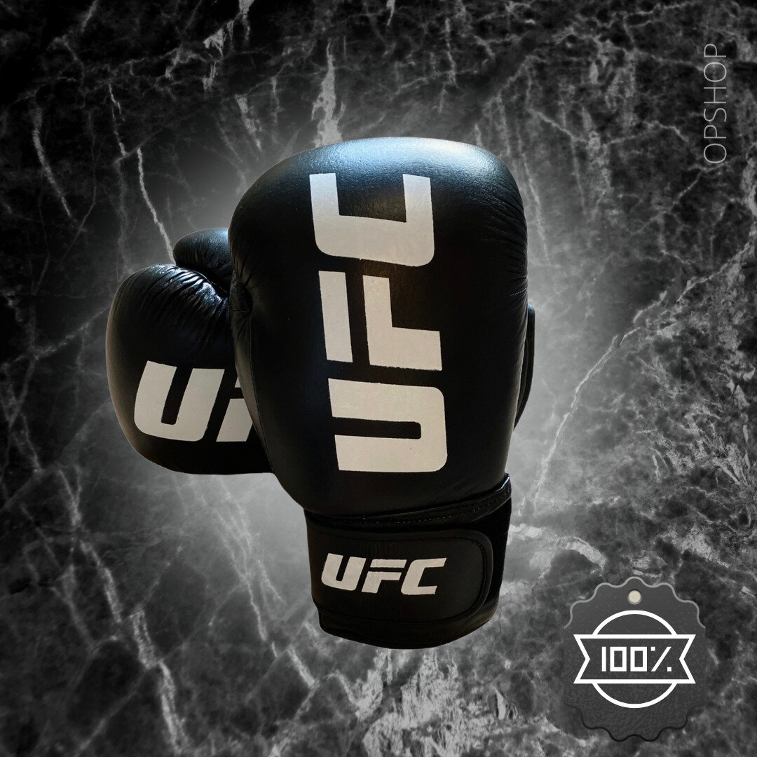 Перчатки для бокса UFC FIGHTER 10(OZ) унций черные
