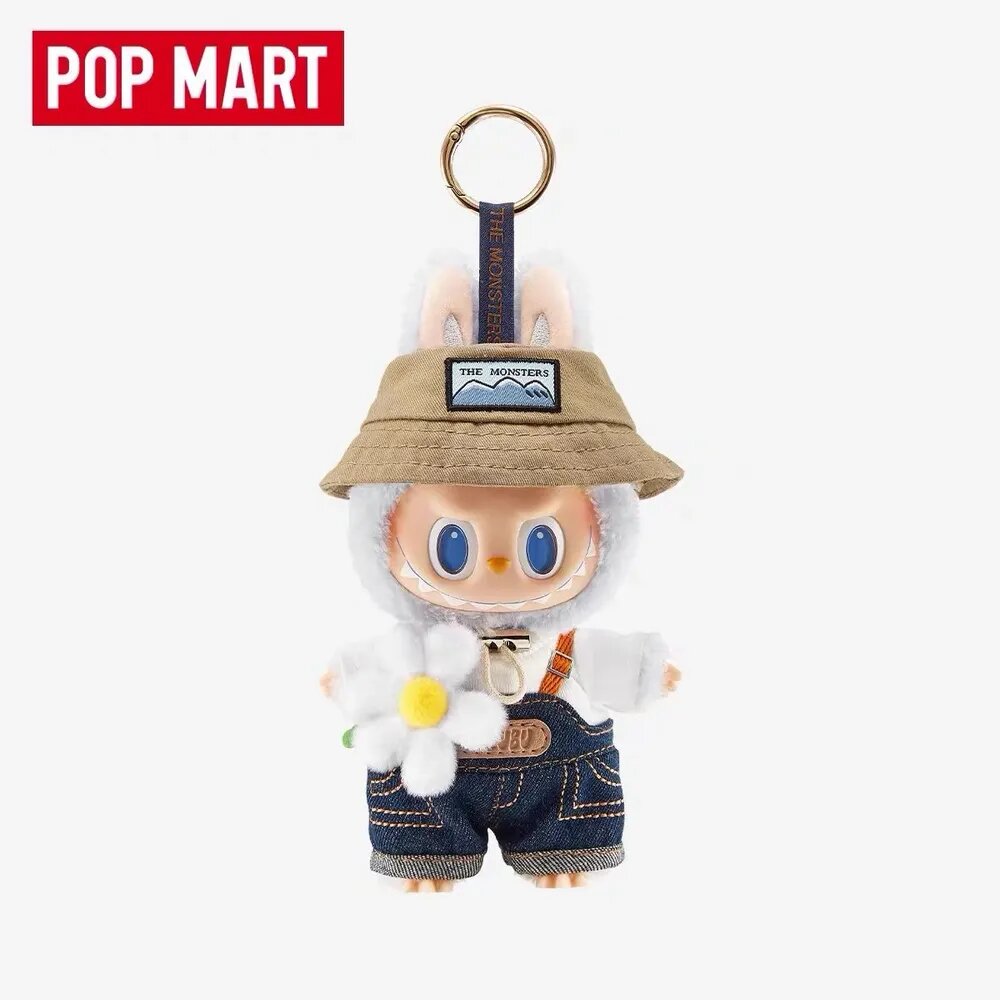 Игрушка-брелок Лабубу Pop Mart Оригинал Labubu Fall in Wild Путешественник, 1 штука