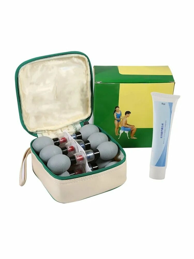 18 шт. присоски для магнитной терапии для домашнего здравоохранения, точечный массаж, инструмент для облегчения боли, набор массажных банок для тела