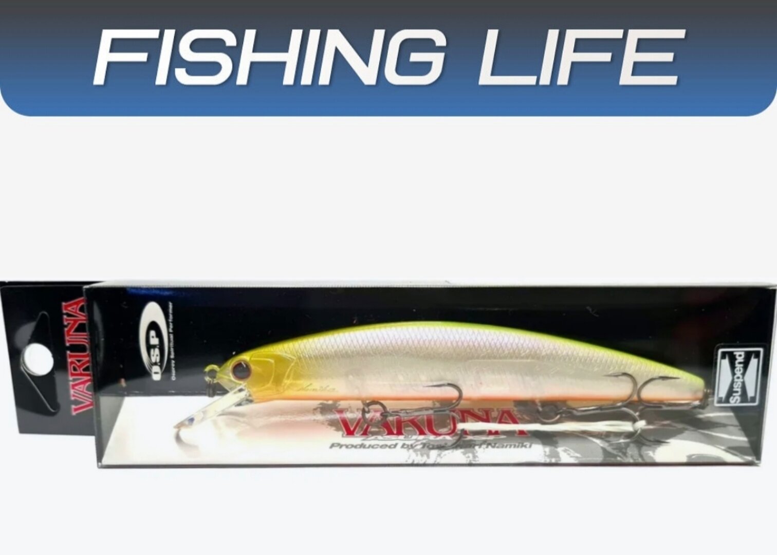 Воблер OSP ASURA VARUNA 110SP (суспендер, 110мм, 16гр) - P-64 (PEARL/CHART BACK)