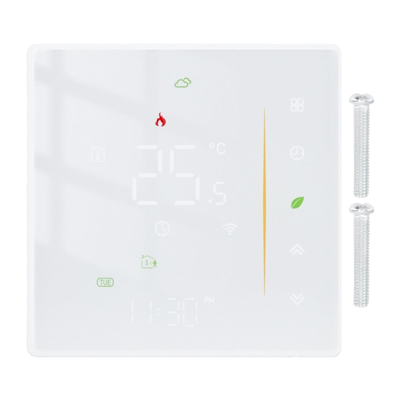 Программируемый термостат Zigbee, защита IP20, для котла и теплого пола,