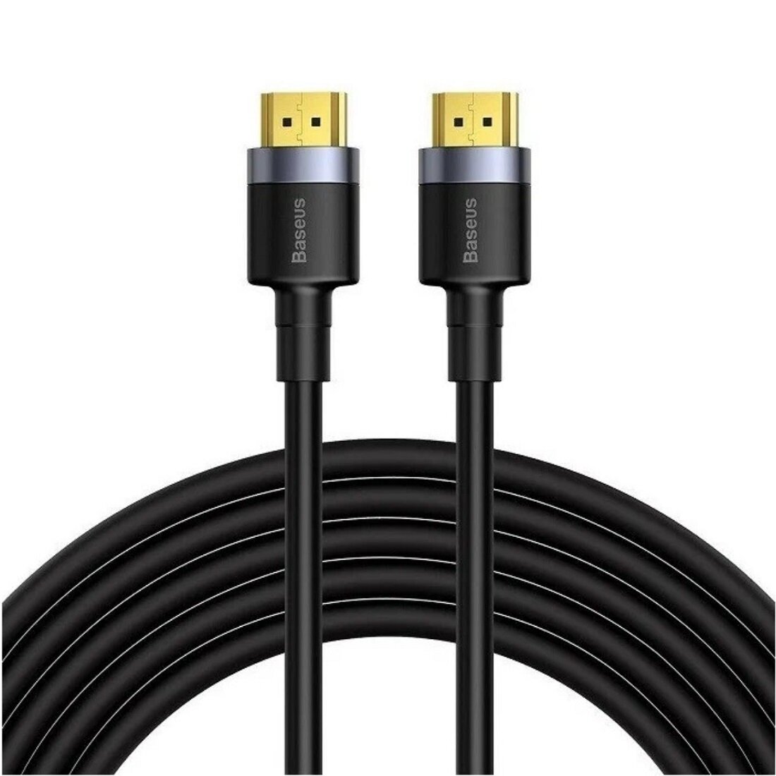 Кабель BASEUS Cafule 4KHDMI to 4KHDMI, 60 Hz, Ver 2.0, 5м, черный (CADKLF-H01)