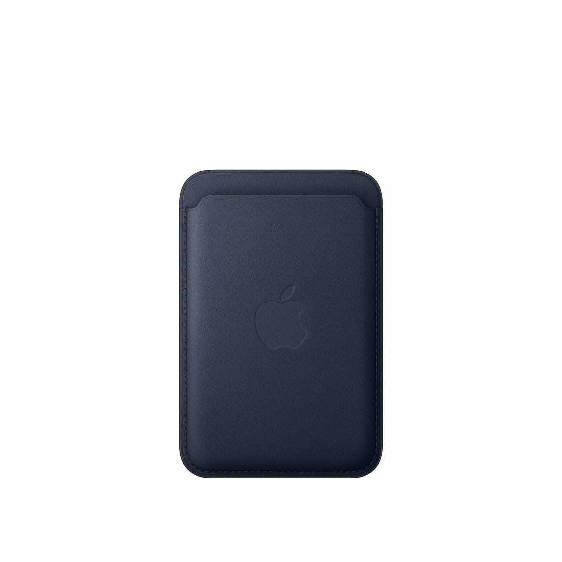 Картхолдер Leather Wallet кожаный бумажник для Apple iPhone, цвет Navy / Синий ( без пломб, с магнитом, без локатора)