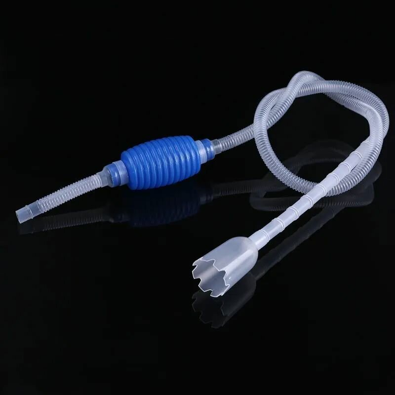 Сифон фильтр помпа для чистки аквариума грунтоочиститель аквариумный для перекачки слива воды dszm