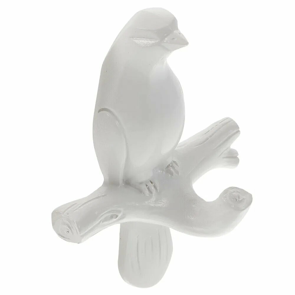 Крючок Для Стены Из Смолы, Белый, Форма Птицы, 1 Штука, Для Украшения И Вешания В Спальне