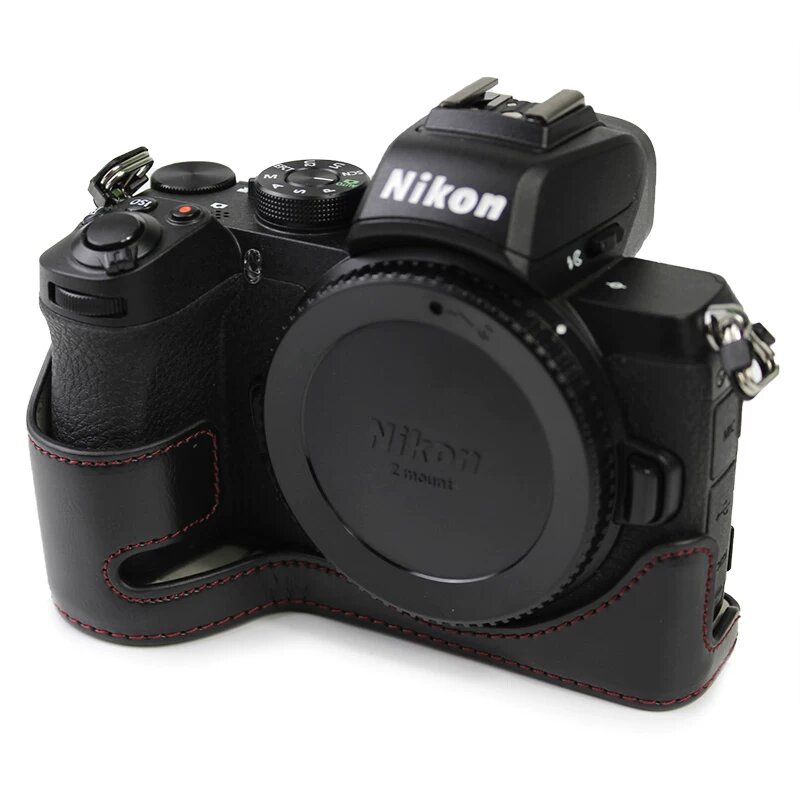 Кросслив-сумка Nikon Z30/Z50 для фотоаппарата, черный чехол с PU-основой в винтажном стиле, подходит для DSLR
