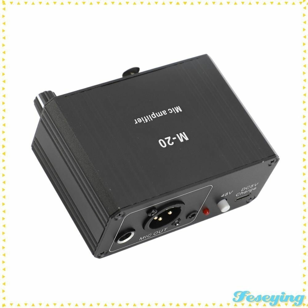 Усилитель микрофонный премиум для динамических и конденсаторных моделей, обеспечивающий высокий коэффициент усиления с минимальным шумом