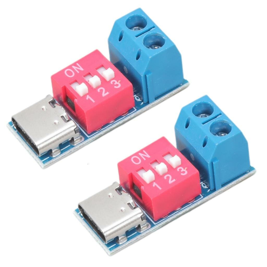 2 шт. USB Type C PD триггер модуль