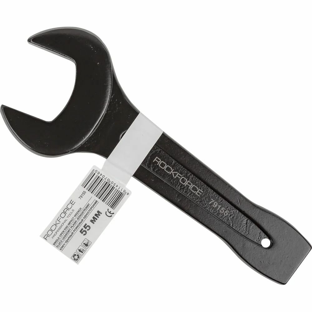 Ударный односторонний рожковый ключ Rockforce RF-79155(17489)
