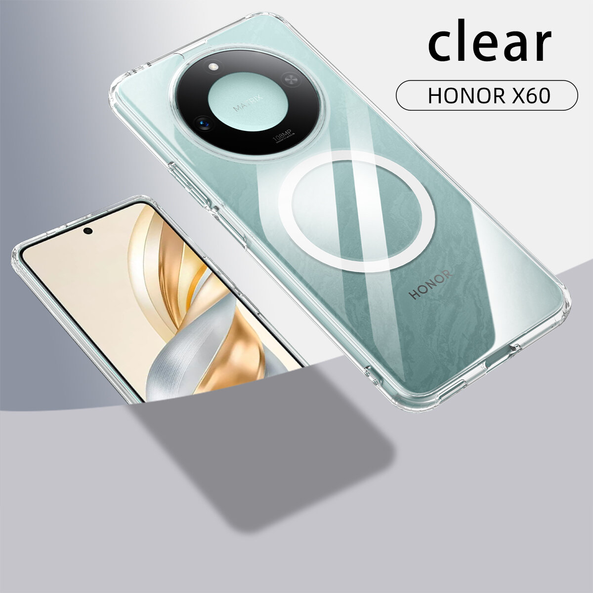 Чехол Для Honor X9C Smart / Хонор Икс9С Смарт / Х9Ц Смарт, soft touch, чехол-кардиомонитор, поликарбонат (PC), защита камеры, ударопрочный, усиленные углы, Honor, Honor X9C Smart, transparent,