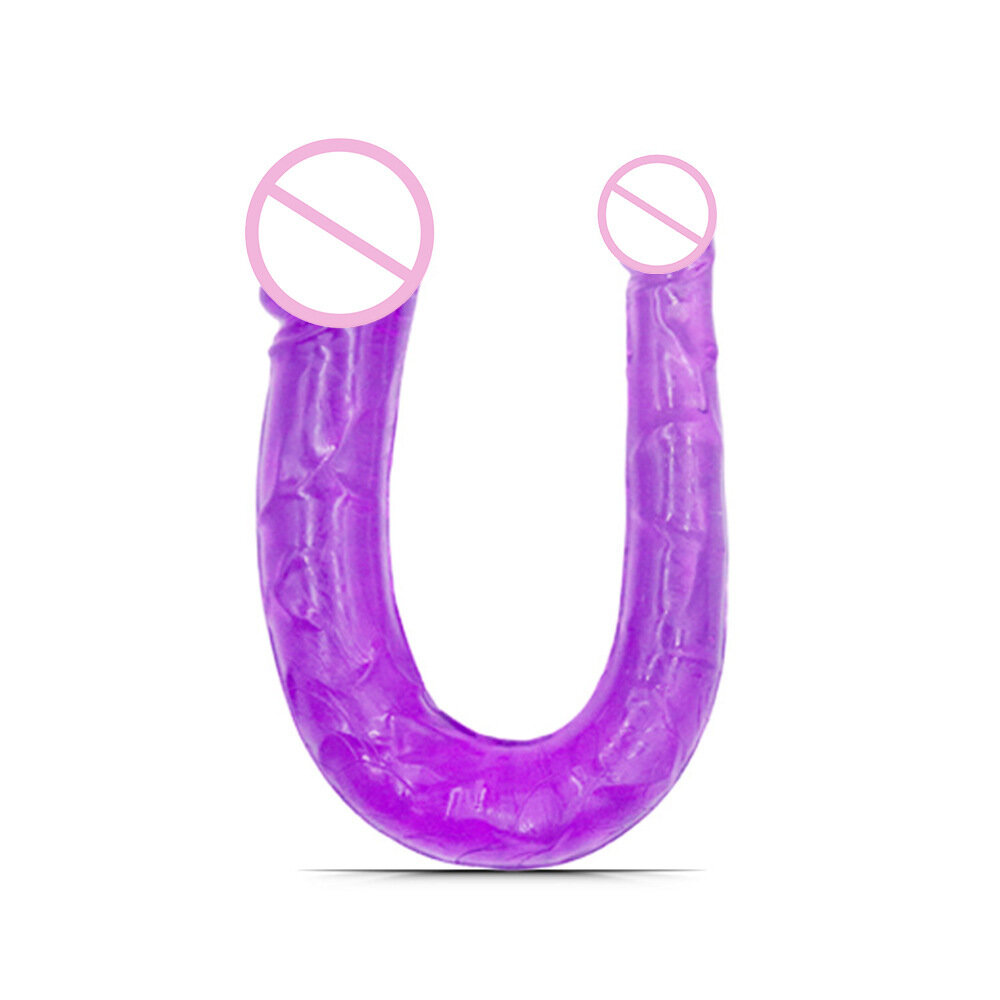 Секс для женщин двухголовый дракон с кристаллом пенис имитация Прозрачная Лара лесбиянки с поддельным пенисом для