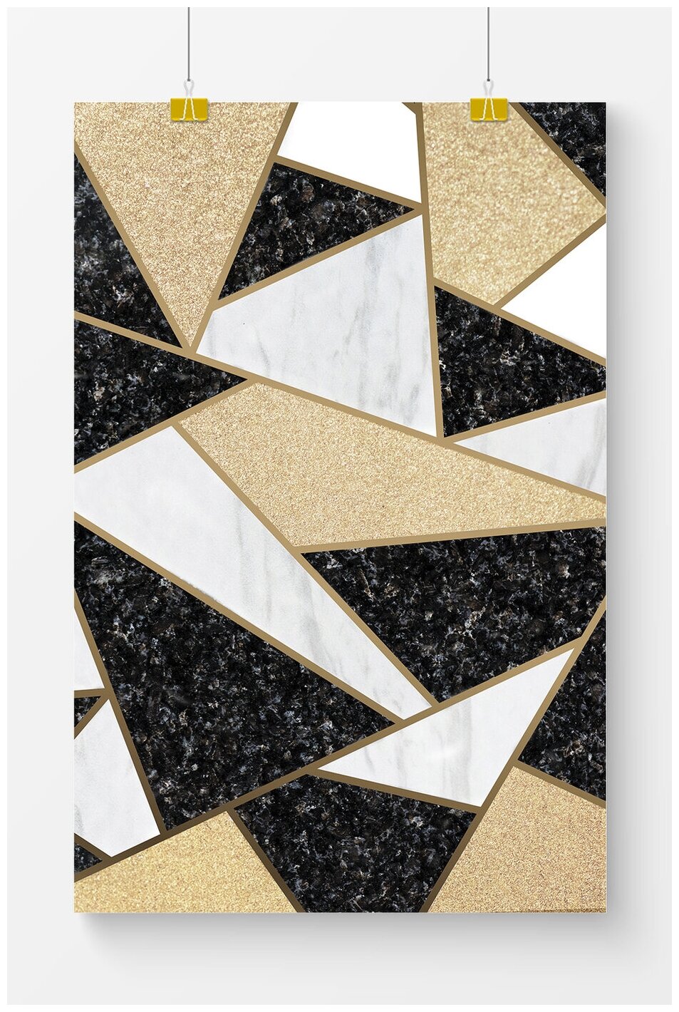 Постер на стену для интерьера Postermarkt Геометрическая абстракция, 60х90 см