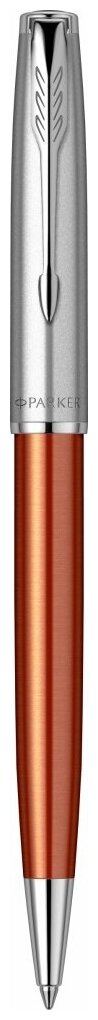 Ручка шариковая Parker Sonnet Essentials Orange SB Steel CT, цвет чернил black, перо: M, в подарочной упаковке. 2169361