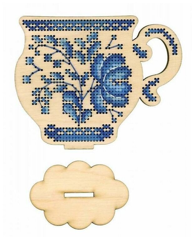 Набор для вышивания Щепка "Время пить чай" 9х11 см