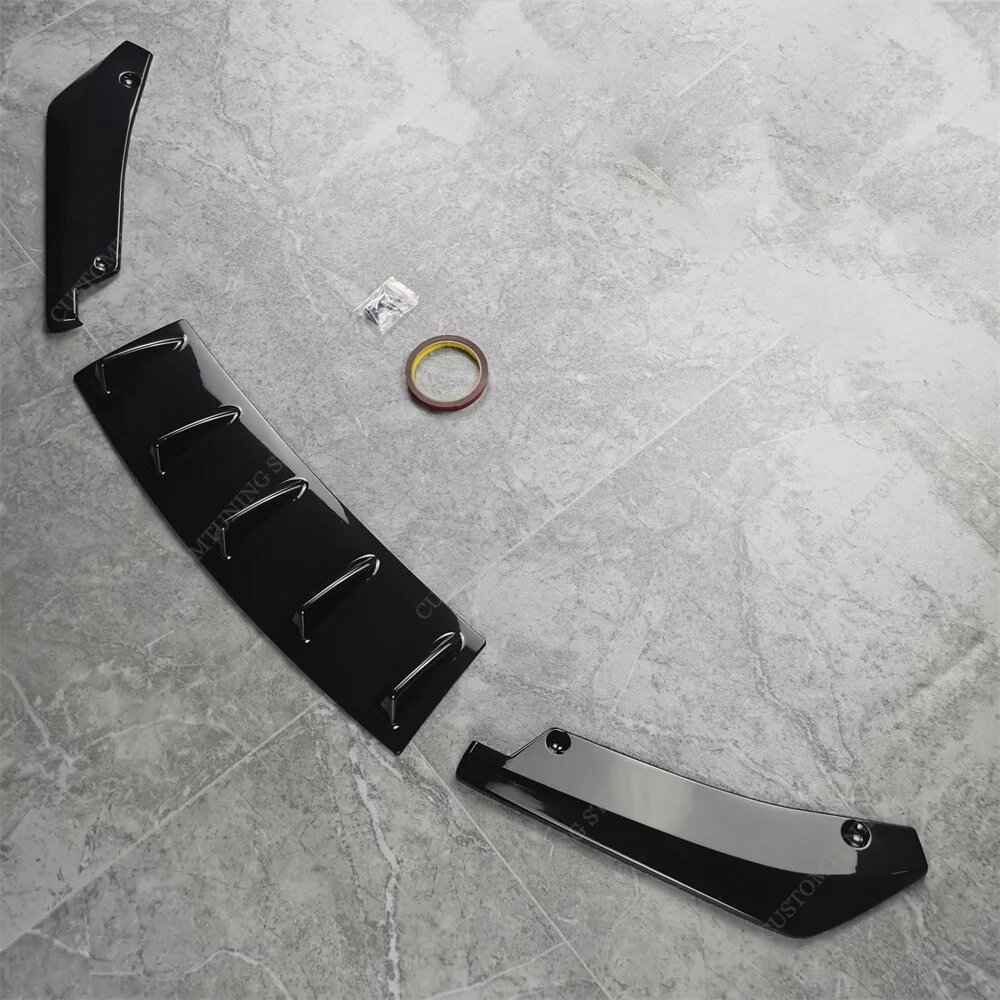 Диффузор для заднего бампера AUDI A4 B8 8K, боковой разветвитель A4 B8 TFSI TDI 2008-2011, диффузор для заднего бампера, комплекты для тюнинга