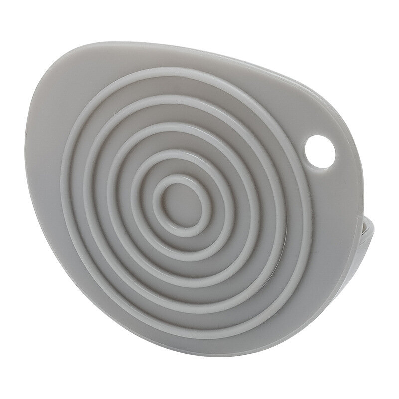 Компактная стиральная доска с подставкой для мыла — серая (для нижнего белья)