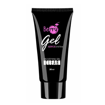 JessNail Berry Gel Гель акриловый (полигель) прозрачный Clear 30 мл (105319)
