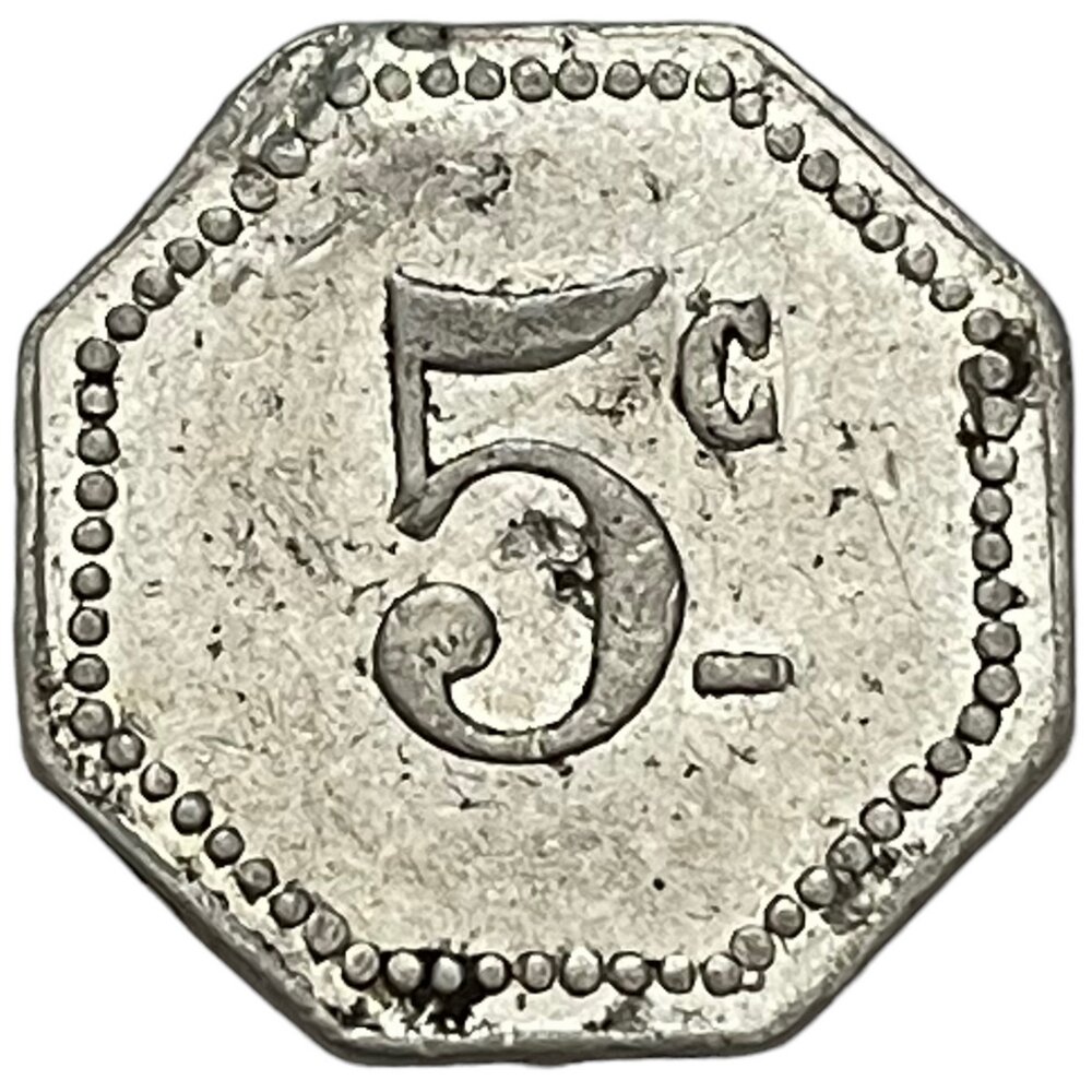 Франция, Малакоф 5 сантимов 1920-1930 гг. (Лот №4)