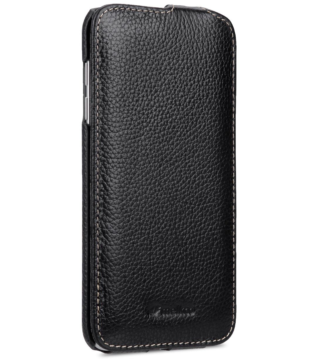 Кожаный чехол флип Melkco для Samsung Galaxy S7 Edge - Jacka Type, черный