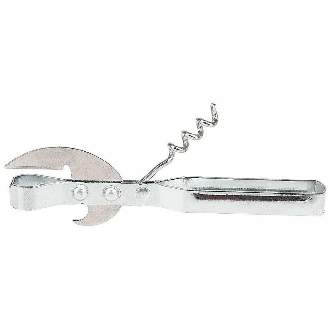 Открывалка со штопором 3,5*1,5*13см (нержавеющая сталь)