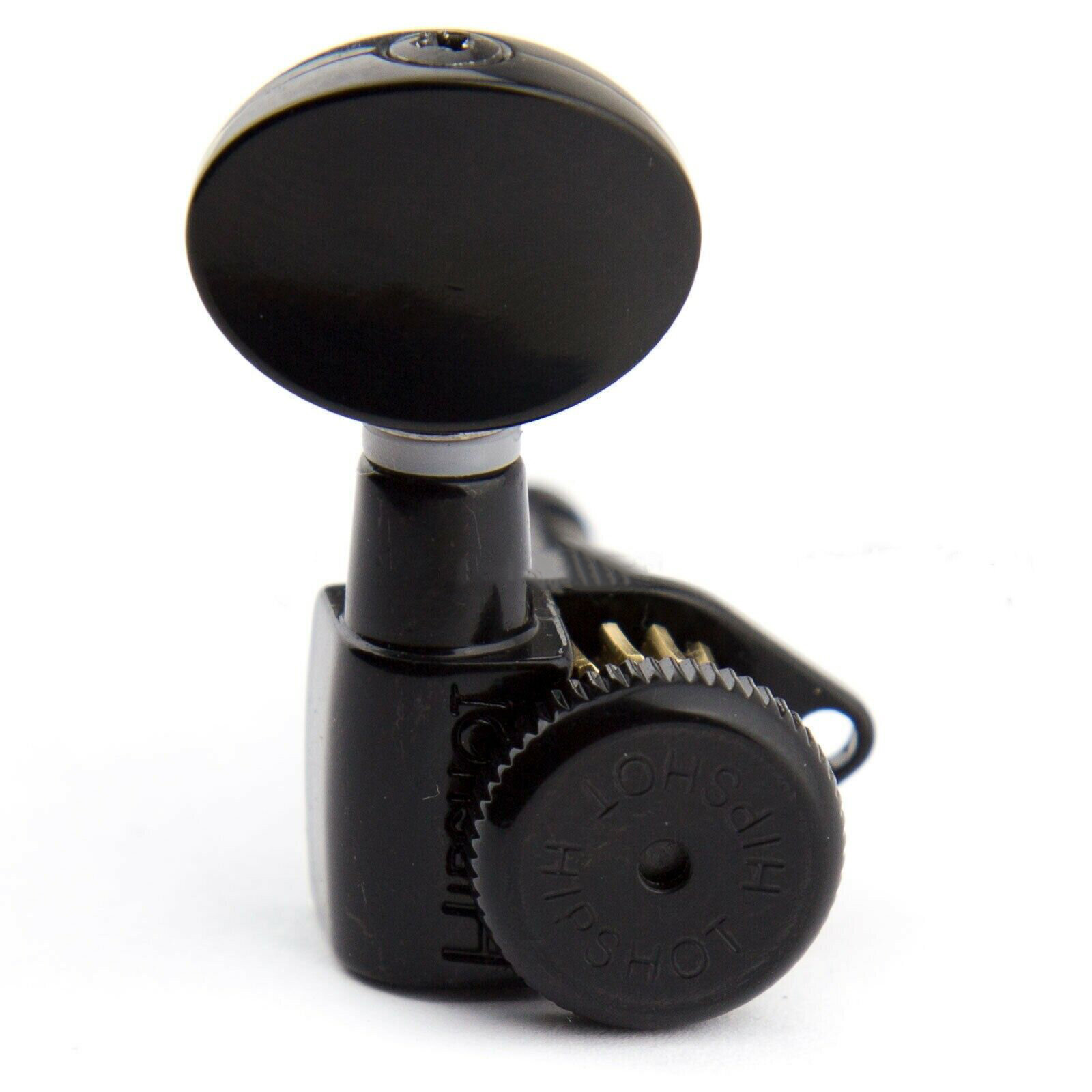 Колки 6 в линию локовые HIPSHOT GRIP-LOCK OPEN 6K1GL0B-05, черные