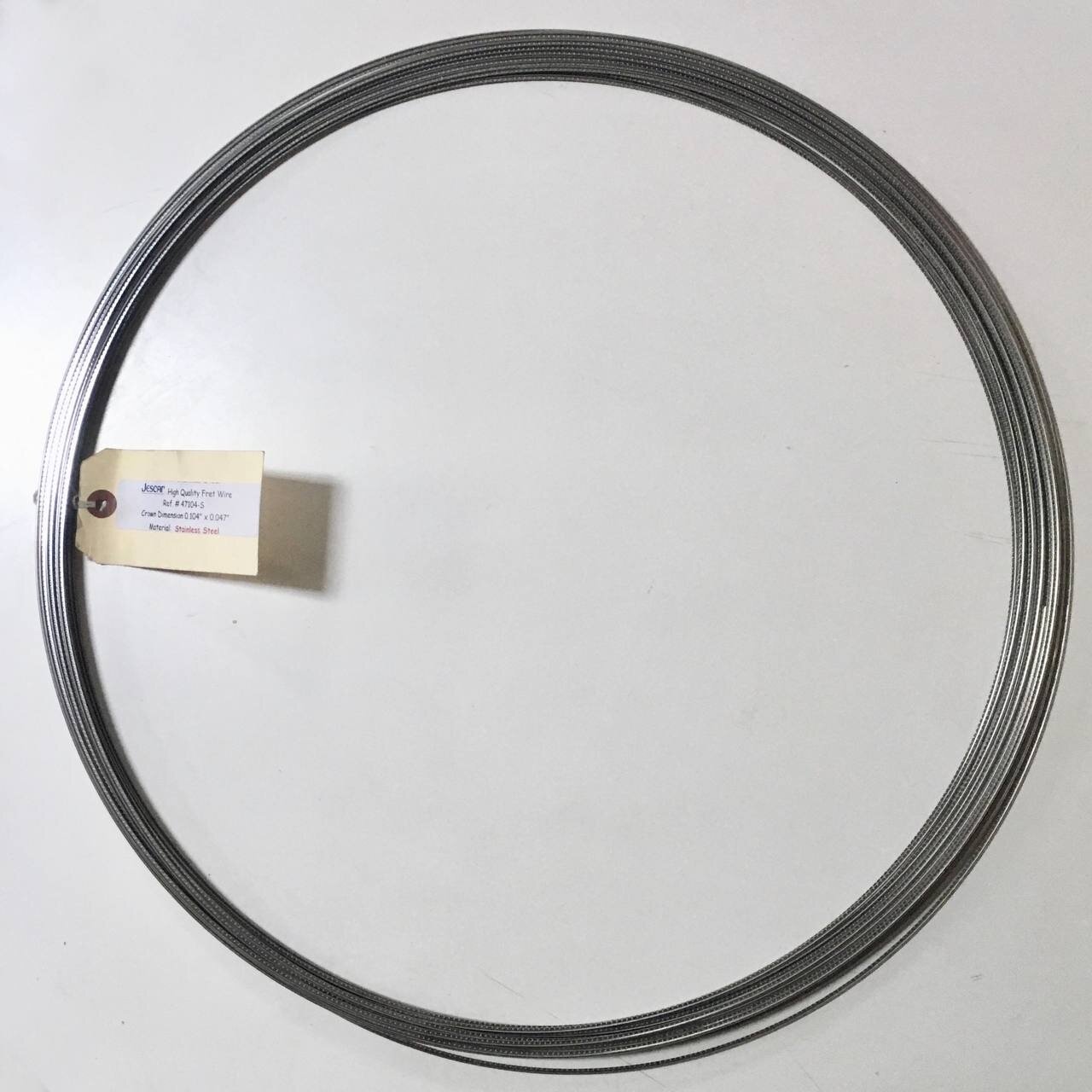 Катушка ладовой проволоки, сталь, 450 г, (ш 2.99 мм, в 1,47 мм), JESCAR FW58118-S