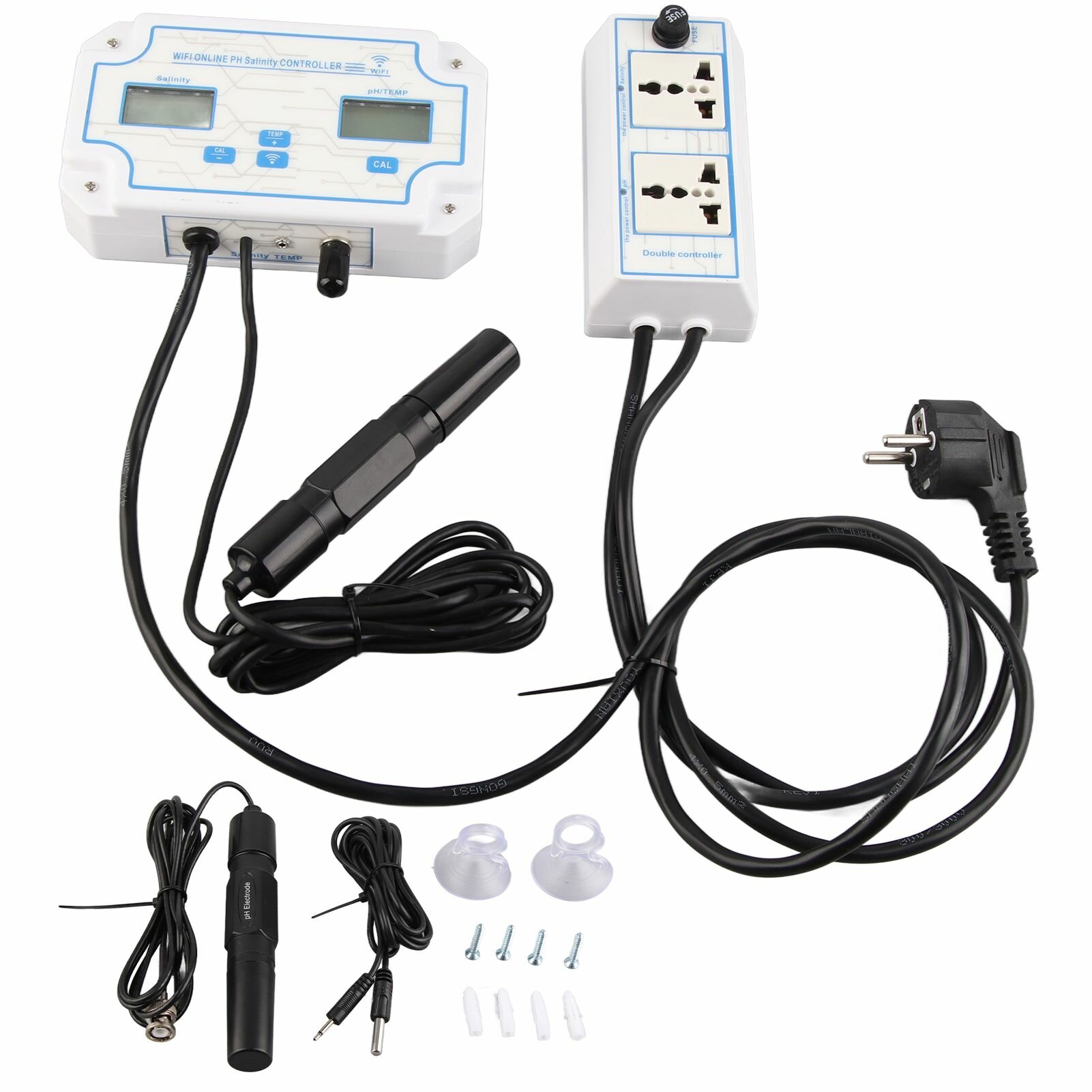 Беспроводной измеритель воды PH и солености с Wi-Fi 230V
